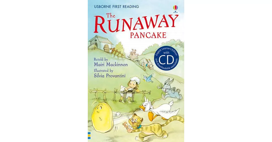 博客來-The Runaway Pancake (with CD) (Usborne English Learners’ Editions ...