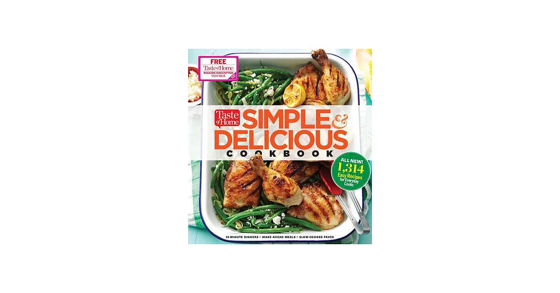 博客來-Taste of Home Simple & Delicious Cookbook: All-New 1,314 Easy ...