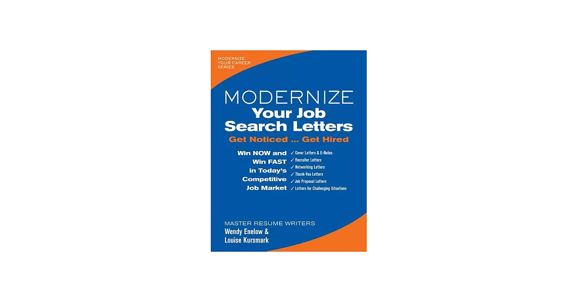 博客來-Modernize Your Job Search Letters: Get Noticed Get Hired
