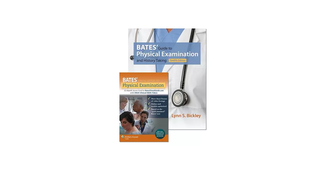 博客來-Bates’ Guide to Physical Examination and History Taking + Bates ...