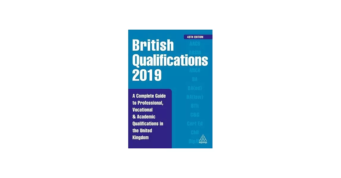 博客來-British Qualifications 2019: A Complete Guide to Professional ...