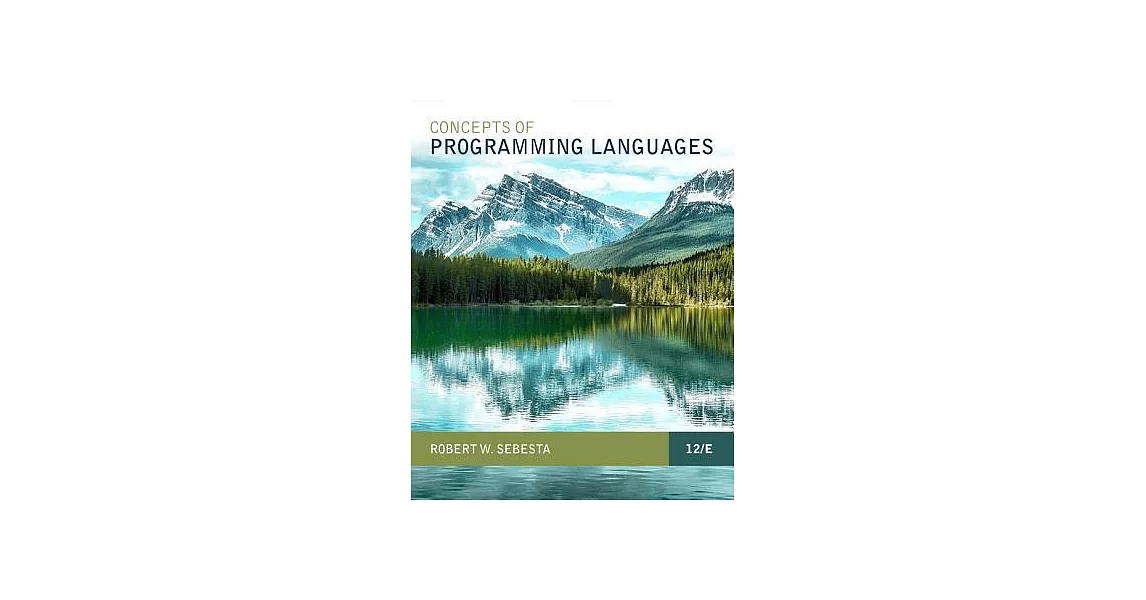 博客來 Concepts Of Programming Languages 