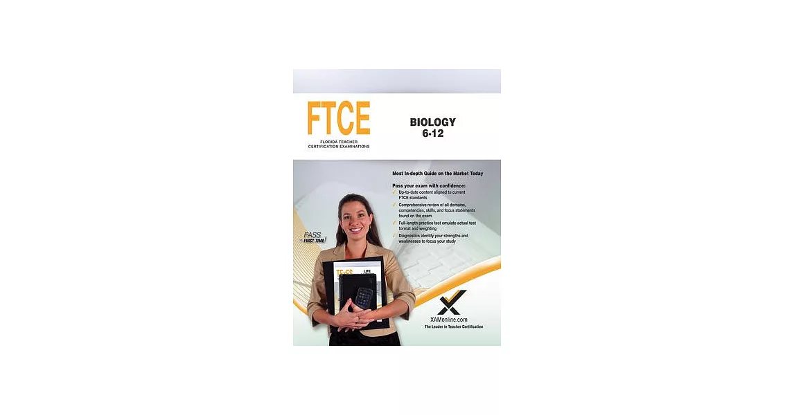博客來-FTCE Biology 6-12: Teacher Certification Exam