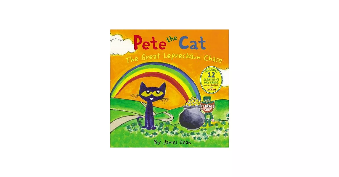 博客來-Pete the Cat: The Great Leprechaun Chase: Includes 12 St. Patrick’s ...