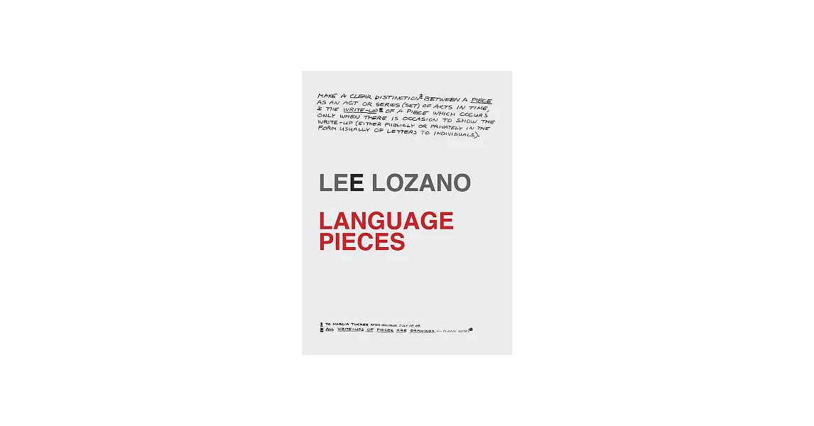 博客來-Lee Lozano: Language Pieces