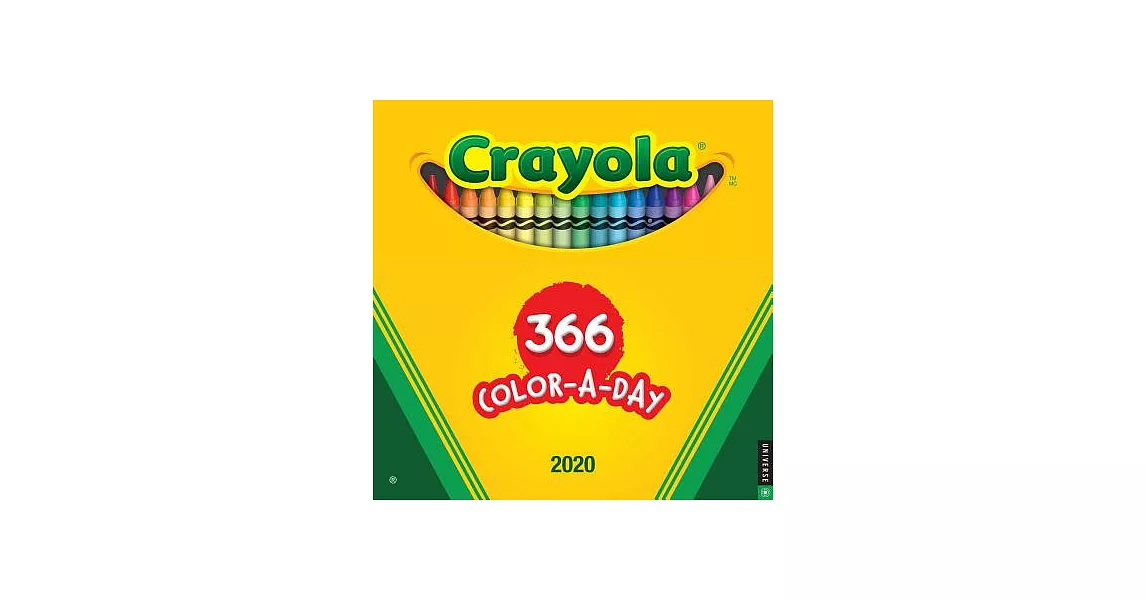 博客來-Crayola 2020 Calendar: 366 Crayon Colors
