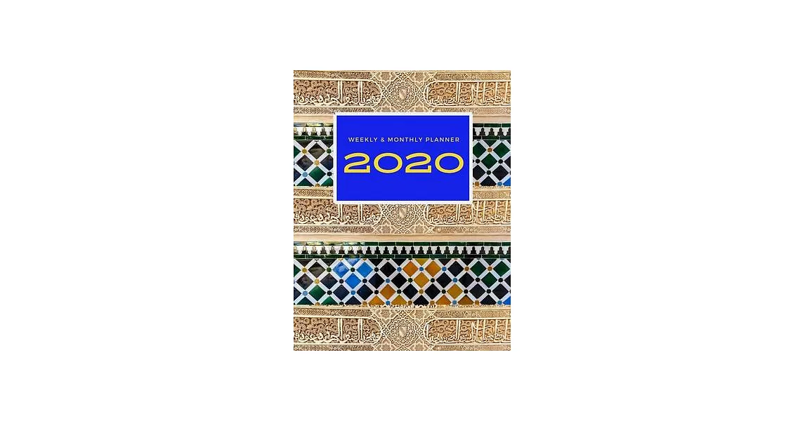 博客來-2020 Weekly & Monthly Planner: Beautiful Planner & Journal 2020 ...
