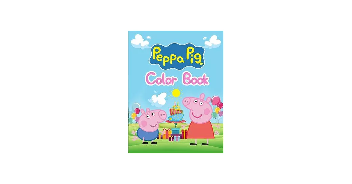 博客來-Peppa Pig Color Book: Peppa Pig Color Book, Peppa Pig Coloring Book ...