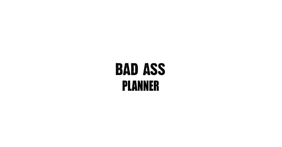 博客來-Bad Ass Planner: Unique Planner Notebook, Journal Gift, Diary ...