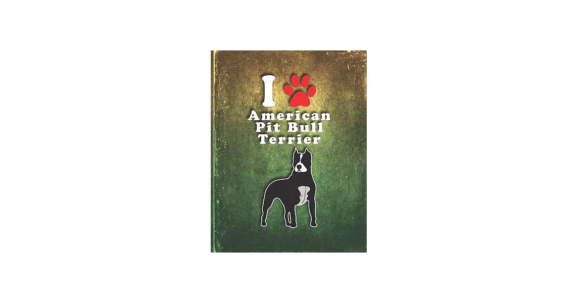 博客來-American Pit Bull Terrier: Dog Journal Notebook for Puppy Owner ...
