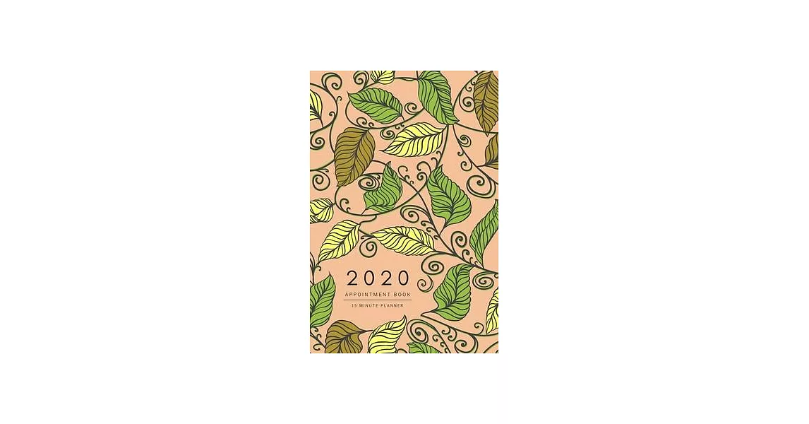 博客來-Appointment Book 2020: 6x9 - 15 Minute Planner - Large Notebook ...