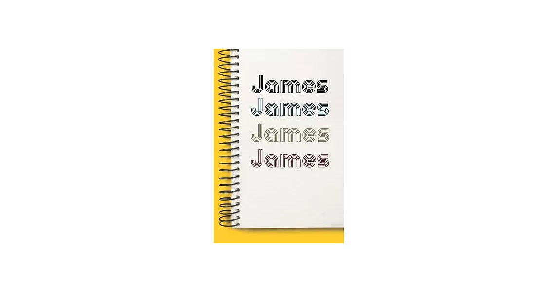 博客來-Name James Notebook Cute Birthday Gift Born First Given Name Pride ...
