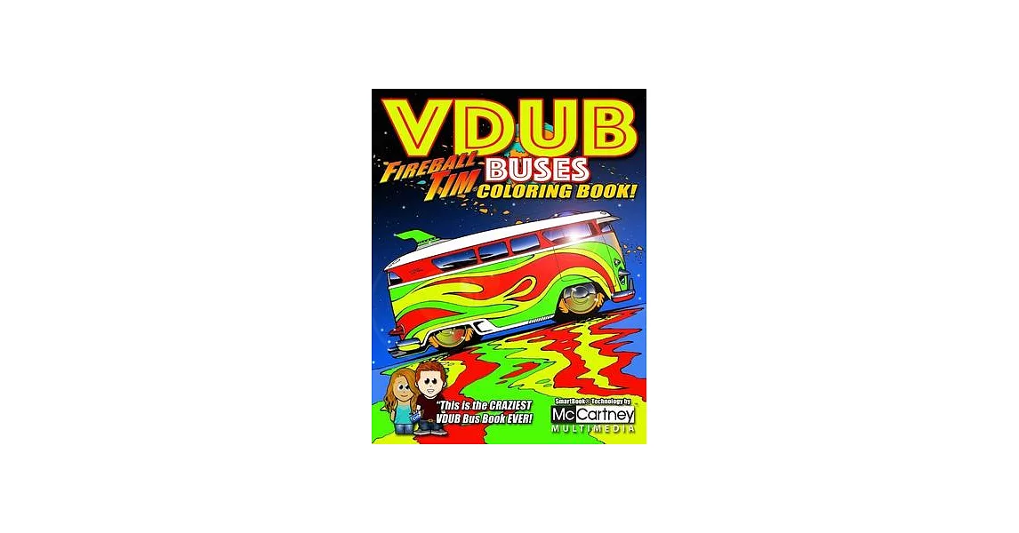 博客來-Fireball Tim VDUB BUSES Coloring Book: This is the CRAZIEST VDUB ...