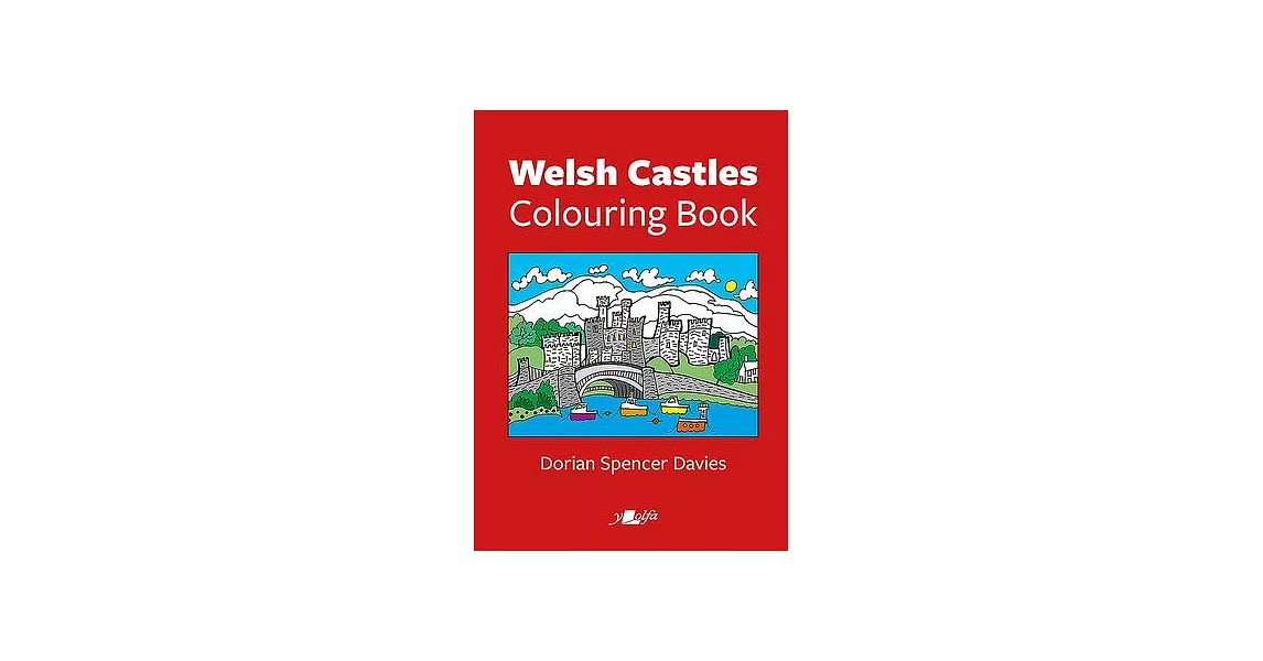 博客來-Welsh Castles Colouring Book