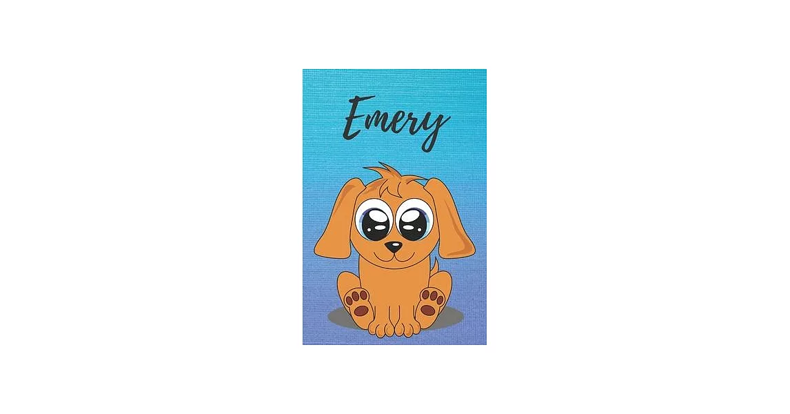 博客來-Emery dog coloring book / notebook / journal / diary: Personalized ...