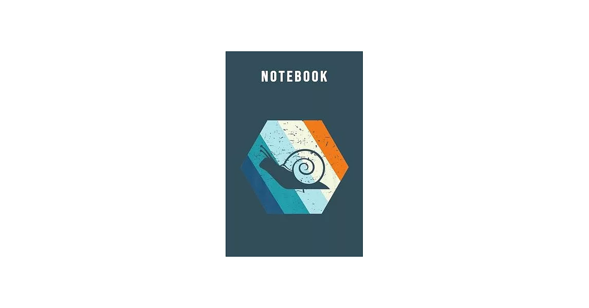 博客來-Notebook: Snail Notebook College Blank Lined 6 x 9 inch 110 pages ...