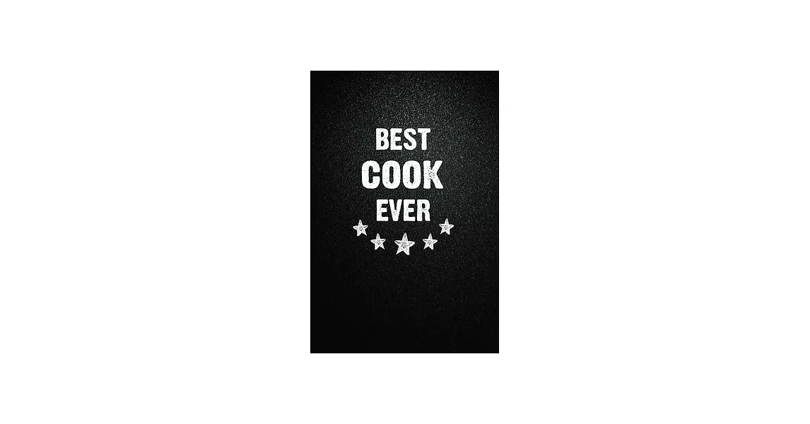 博客來-Best Cook Ever: 6X9 Inch- 100 Pages Blank Lined Journal Cook ...