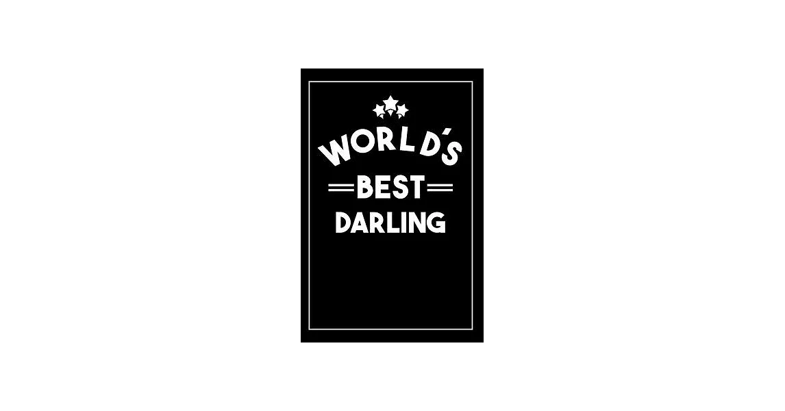 博客來-Worlds Best Darling: Blank Lined Journal