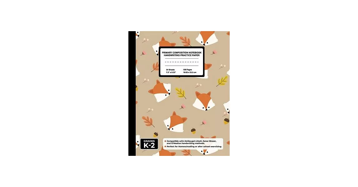 博客來-Primary Composition Notebook Handwriting Practice Paper: Adorable ...