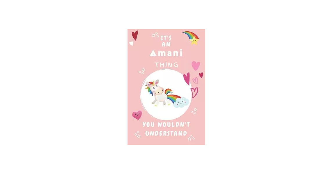 博客來-It’’s An Amani Thing You Wouldn’’t Understand: Personalized Amani ...