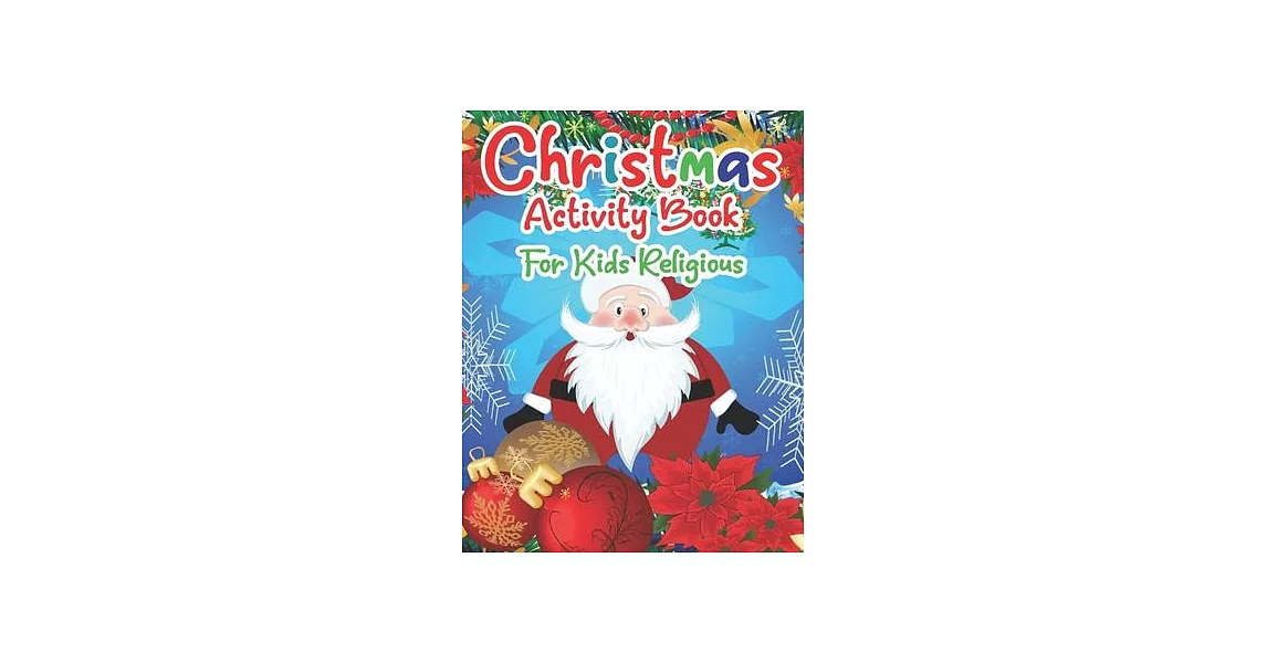 博客來-Christmas Activity Book For Kids Religous: An Effective Holiday ...