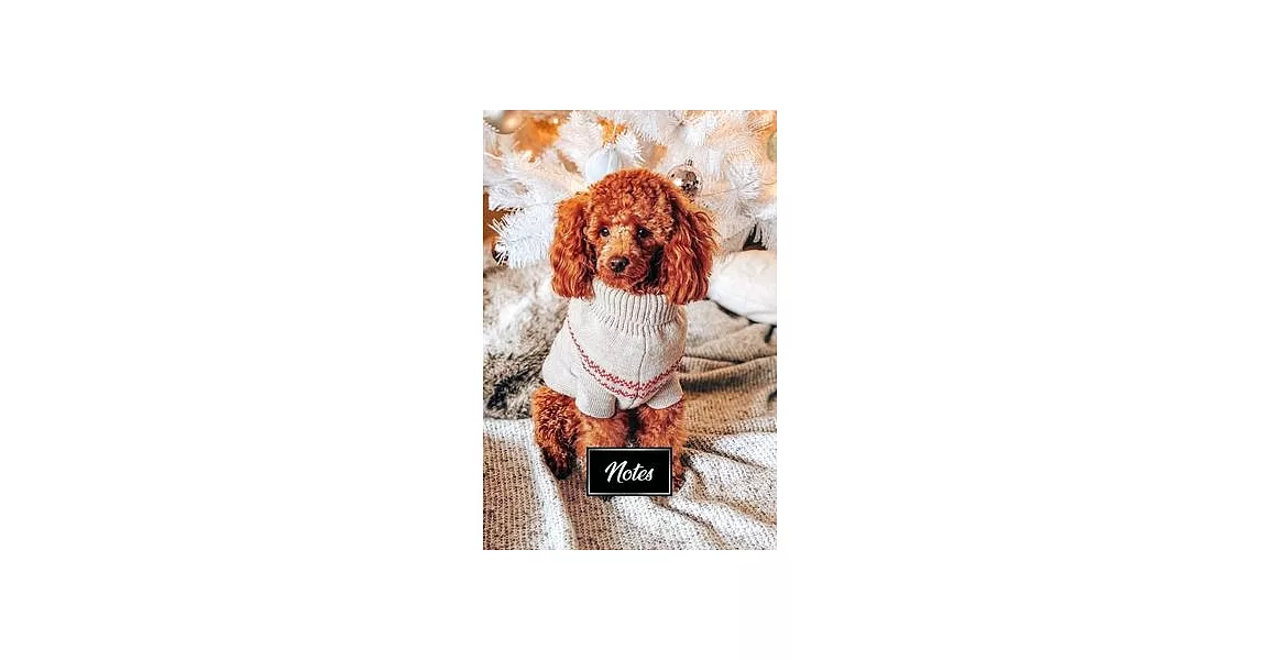 博客來-Poodle Dog Pup Puppy Doggie Notebook Bullet Journal Diary ...