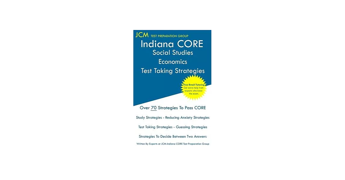 博客來-Indiana CORE Social Studies-Economics - Test Taking Strategies ...