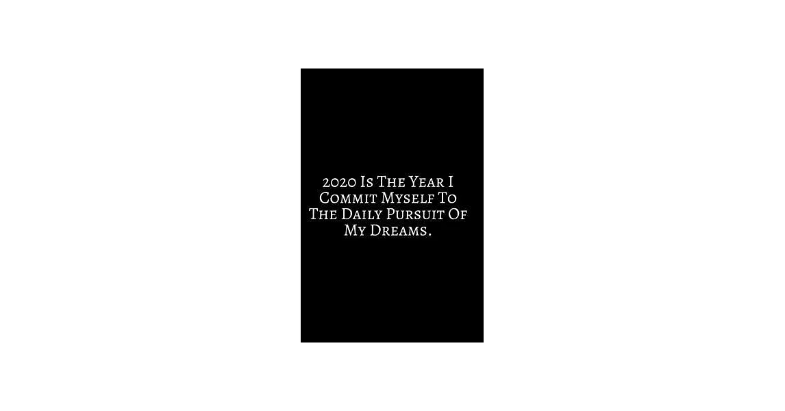 博客來-2020 Is The Year i Commit: 2020 New Year Notebook, 2020 Writing ...