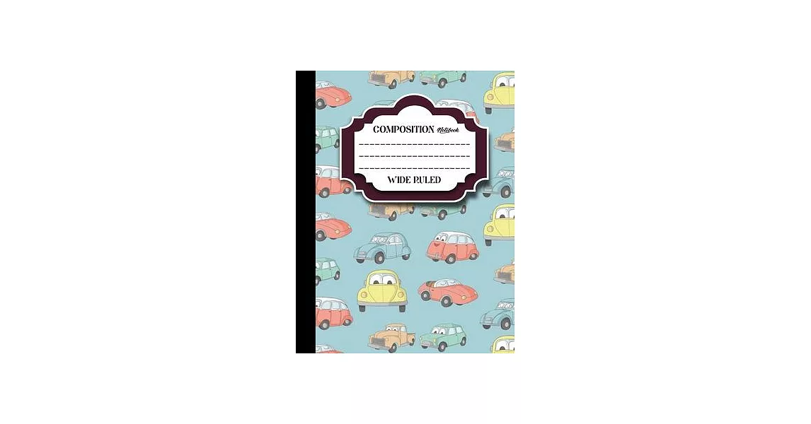 博客來-Composition Notebook: Wide Ruled: Composition Book Blank, Diary ...