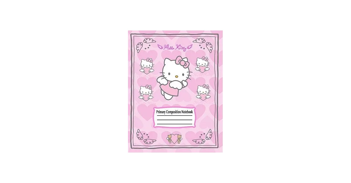 博客來-primary composition notebook: Hello kitty Primary Composition Half ...