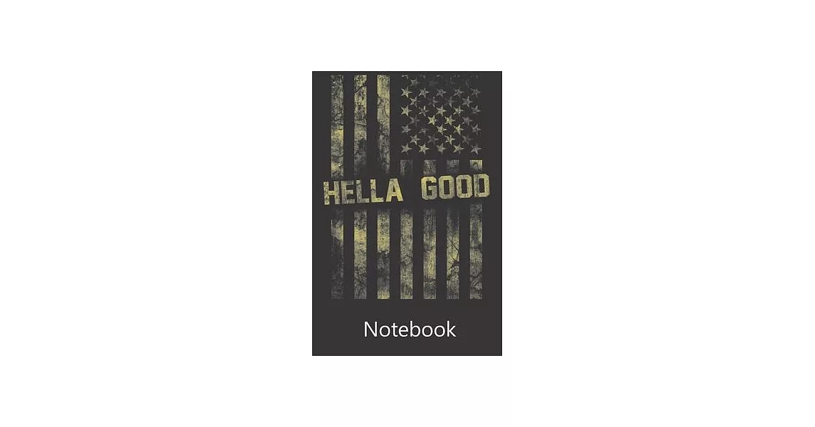 博客來-Hella Good American Flag: Blank Lined Notebook, Composition Book ...