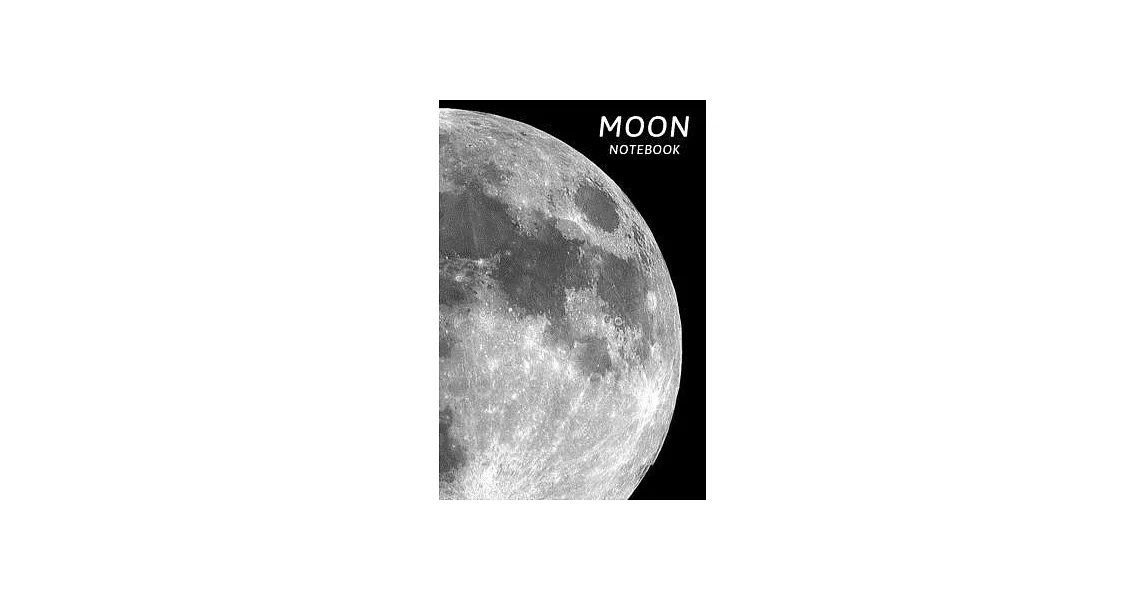 博客來-Moon Notebook: Space Notebook, Notebook for a Gift, Universe ...