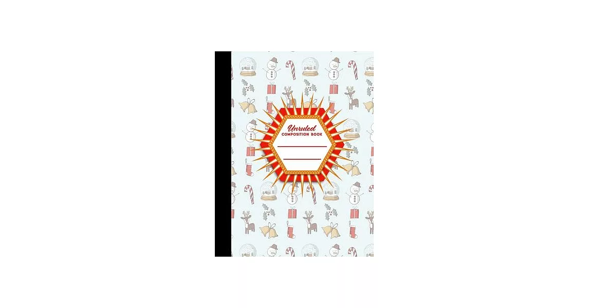 博客來-Unruled Composition Book: Blank Unlined Notebook, Unruled Large ...