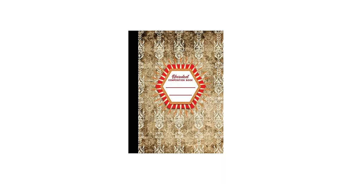 博客來-Unruled Composition Book: Unlined Chart Paper, Unruled Paper Pad ...