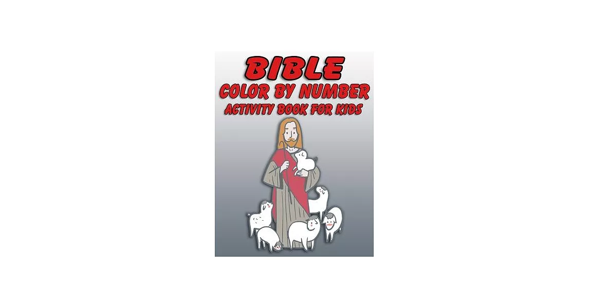 博客來-Bible Color by Number Activity Book for Kids: Bible Stories ...