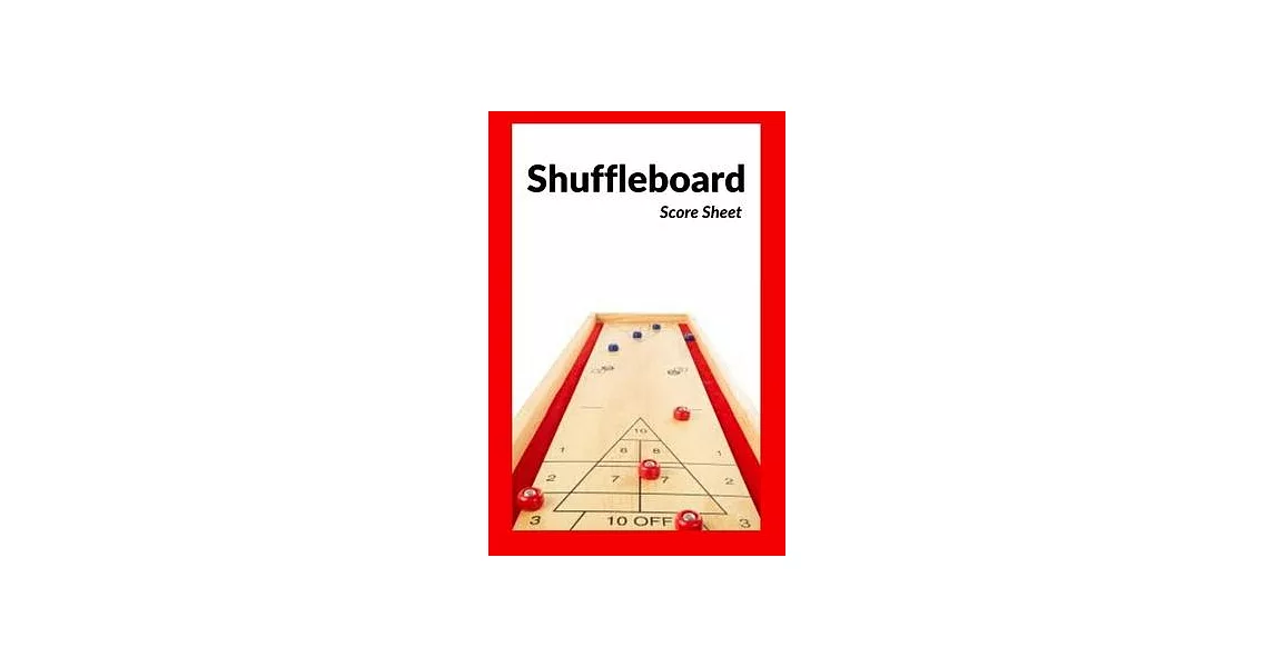 博客來-Shuffleboard Score Sheet: Shuffleboard league record Shuffleboard ...