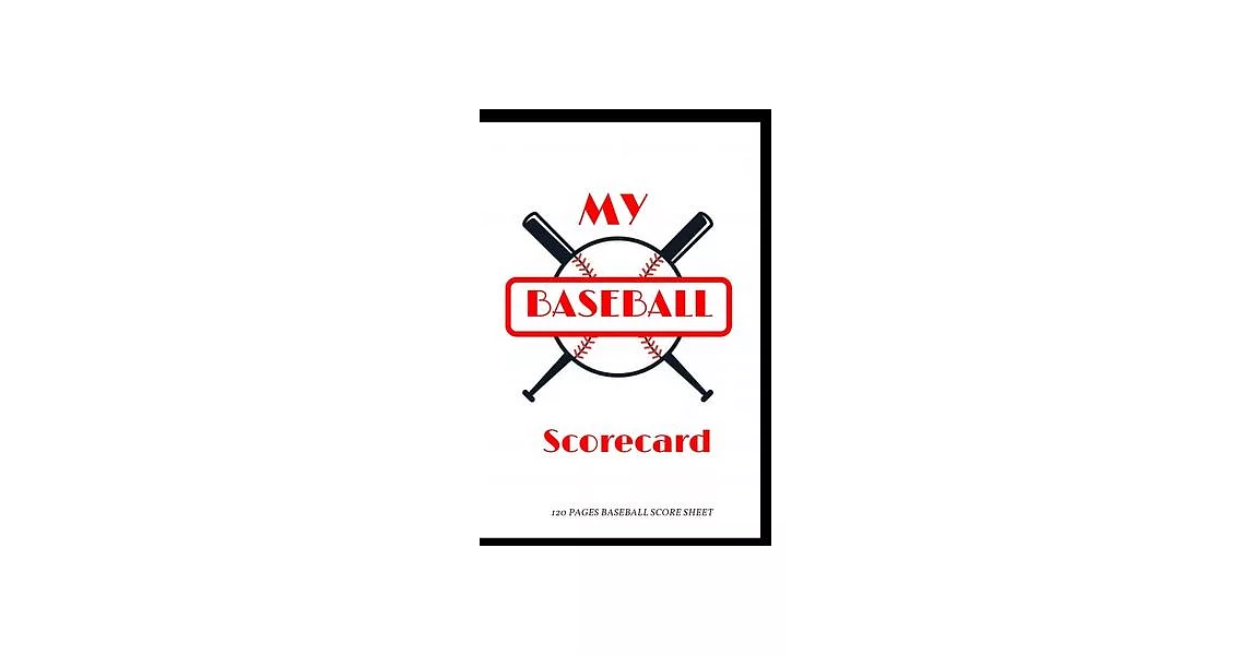 博客來-Baseball Scorekeeper Book: Memories Journal Baseball, Baseball ...