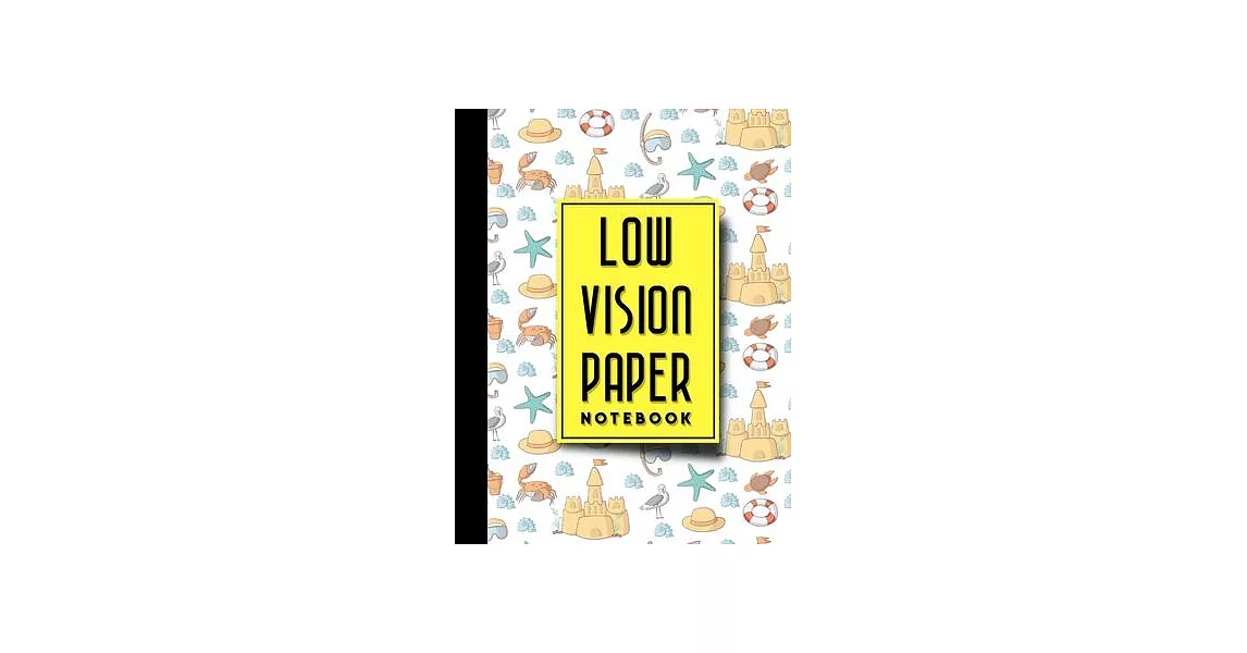 博客來-Low Vision Paper Notebook: vision handwriting paper, Low Vision ...