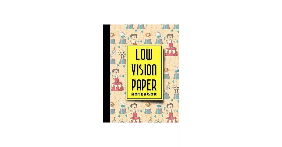 博客來-Low Vision Paper Notebook: vision handwriting paper, Low Vision ...