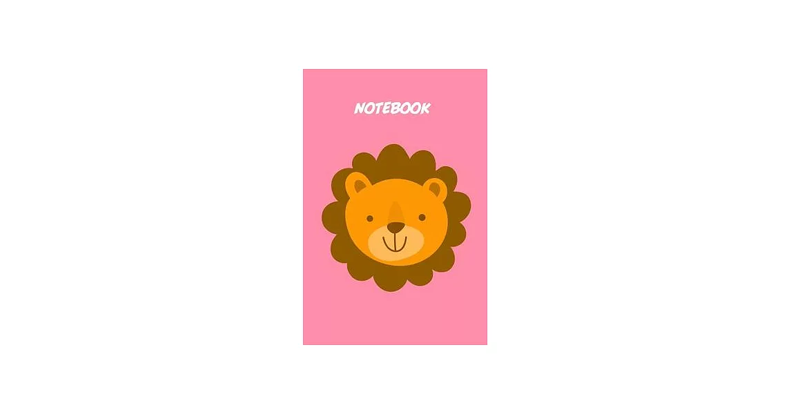 博客來-Baby lion kids Notebook [Lined] [6x9] [110 pages]: Cute Animal ...