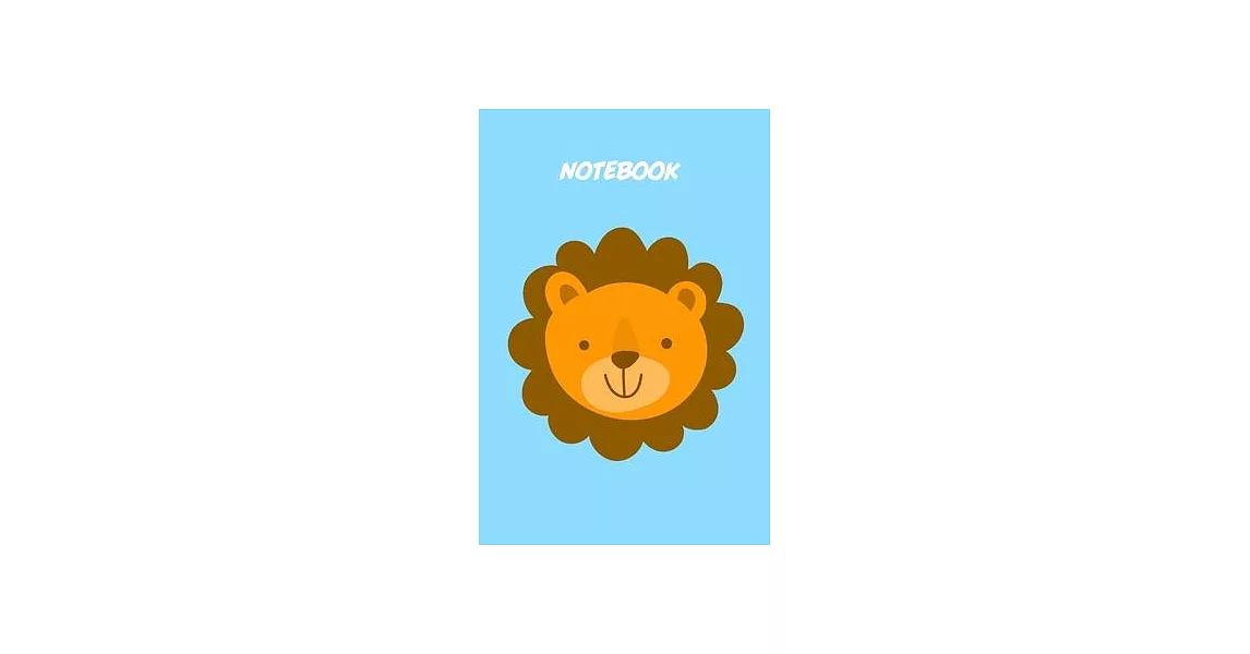 博客來-Baby lion kids Notebook [Lined] [6x9] [110 pages]: Cute Animal ...
