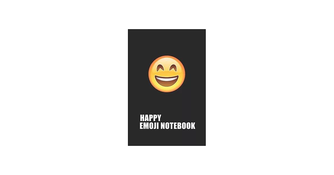 博客來-Happy Emoji Emoticons Notebook Emoji Notebook, Blank Composition ...