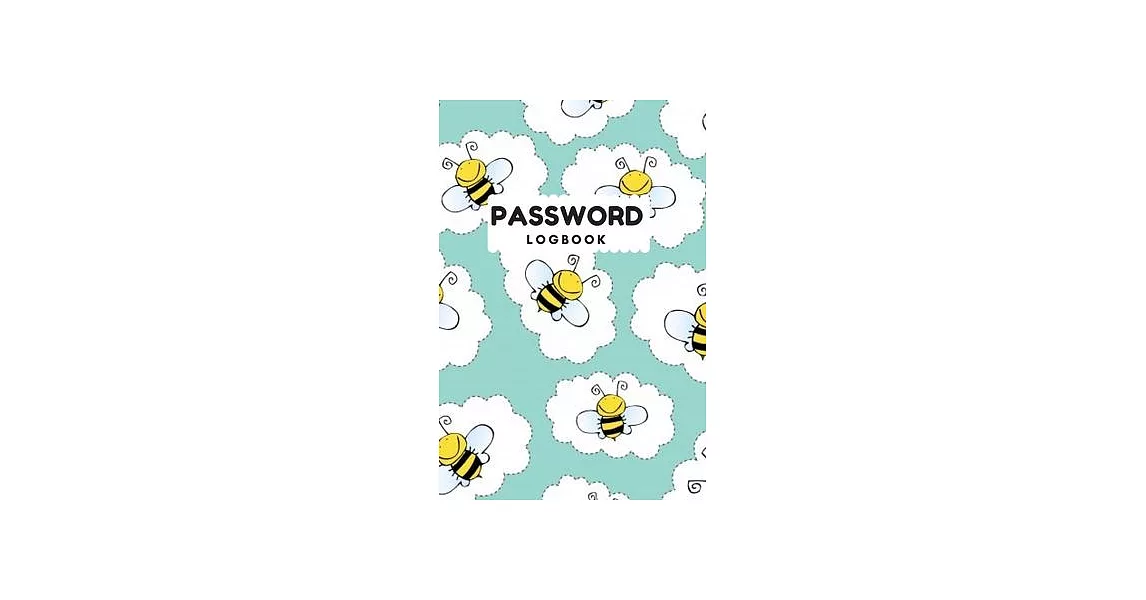 博客來-Password Logbook: Bee Internet Password Keeper With Alphabetical ...