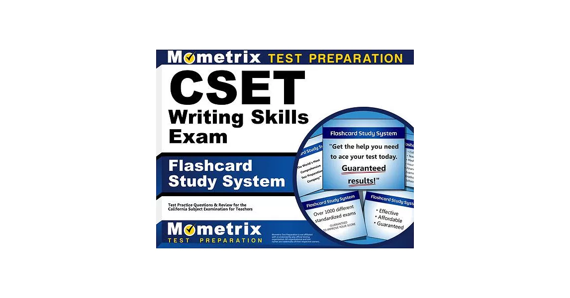 博客來-Cset Writing Skills Exam Flashcard Study System: Cset Test Practice ...