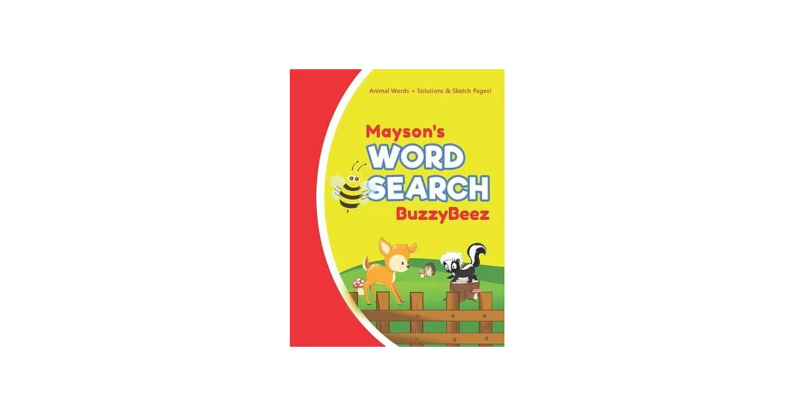 博客來-Mayson’’s Word Search: Animal Creativity Activity & Fun for ...