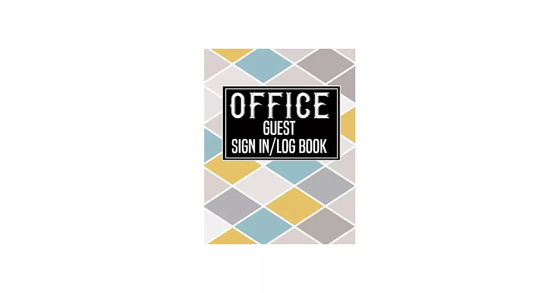 博客來-Office Guest Sign in Log Book: Logbook for Front Desk Security ...