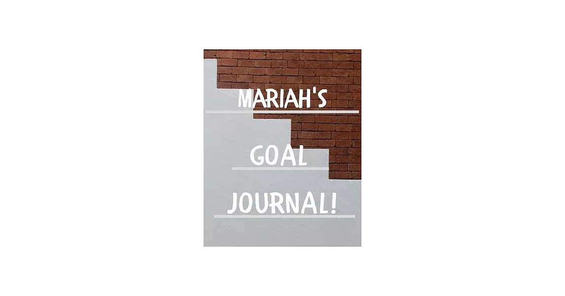 博客來-Mariah’’s Goal Journal: 2020 New Year Planner Goal Journal Gift for ...
