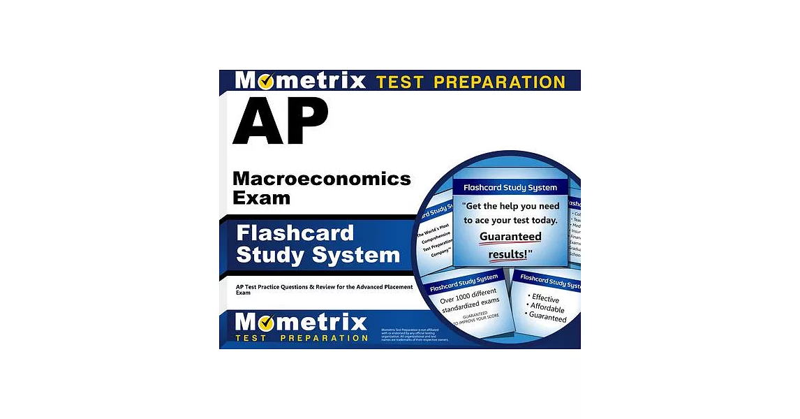 博客來-AP Macroeconomics Exam Flashcard Study System: AP Test Practice ...
