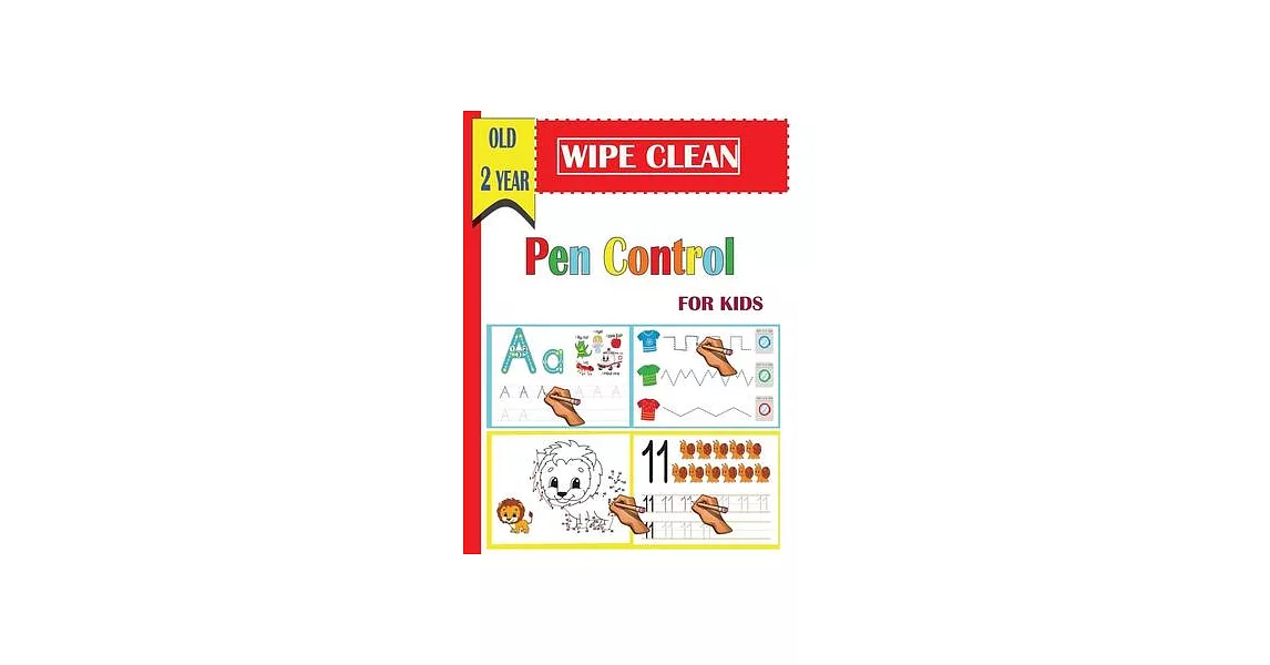 博客來-wipe clean Pen Control for kids old 2 year: A Magical Activity ...