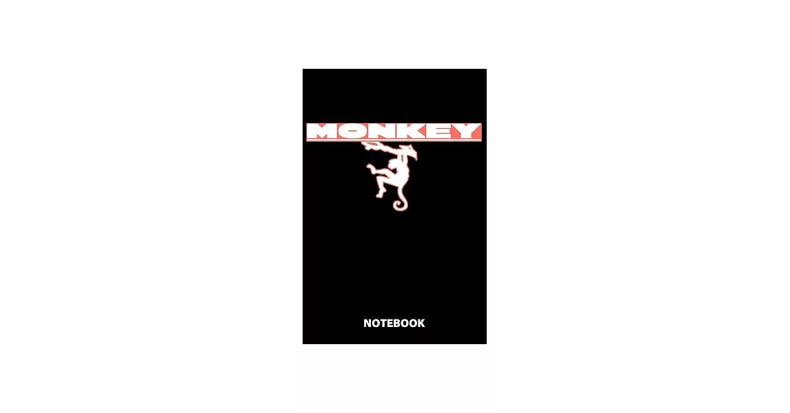 博客來-Monkey Notebook: 100 Graph Ruled Pages - 6x9 Inches - Graph Paper ...